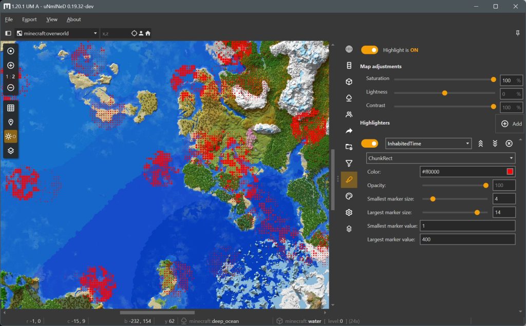uNmINeD – minecraft mapper