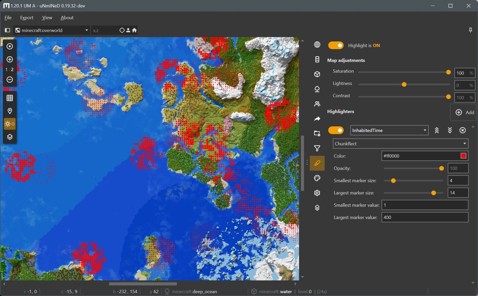 uNmINeD – minecraft mapper